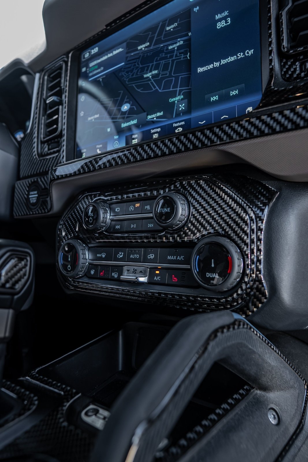 Ford Bronco (2021-2025) Carbon Fiber Climate Control Trim – FSPE