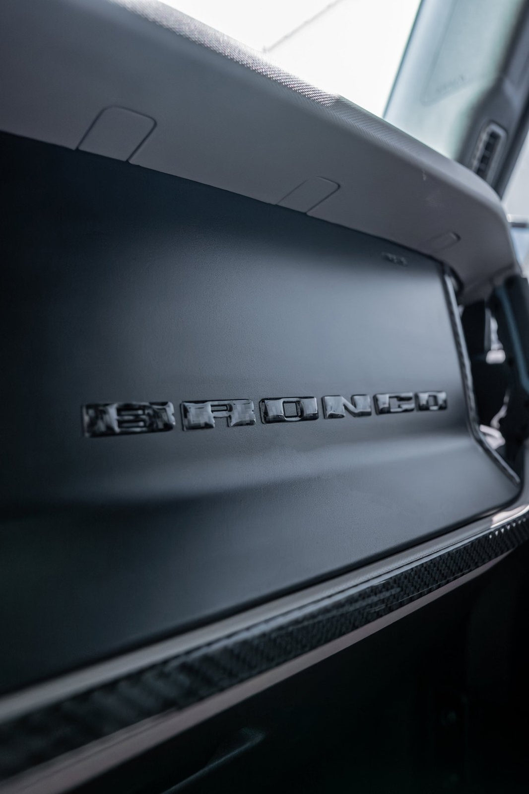Ford Bronco (2021-2025) Carbon Fiber Dash Letters "BRONCO" – FSPE