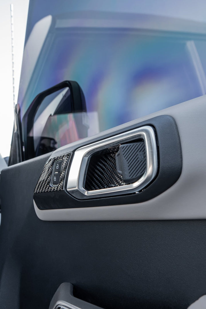 Ford Bronco (2021-2025) Carbon Fiber Inner Door Handle And Door Lock T ...
