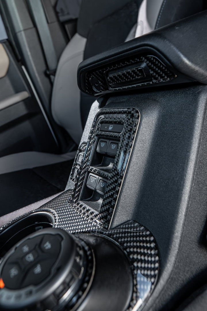 Ford Bronco (2021-2025) Carbon Fiber Window Mirror Control Switches ...
