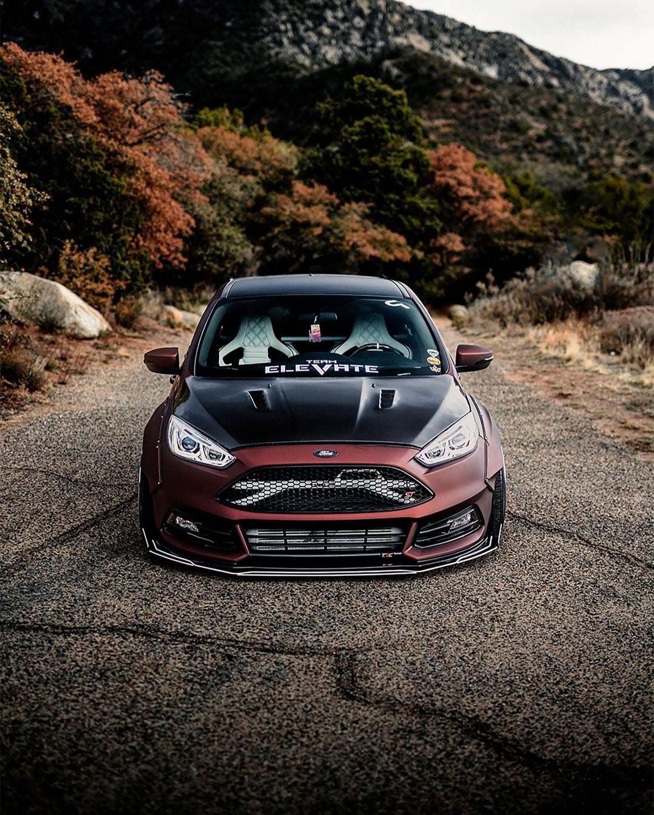 Ford Focus ST (2015-2018) Front Splitter V4 - Performance Parts – FSPE