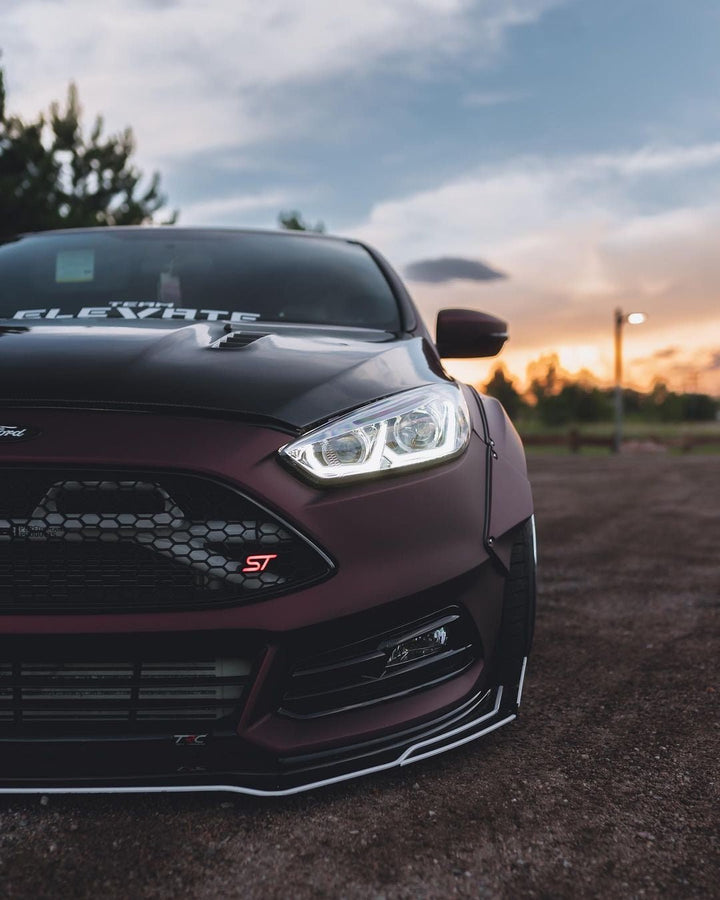 Ford Focus ST (2015-2018) Front Splitter V4 - Performance Parts – FSPE