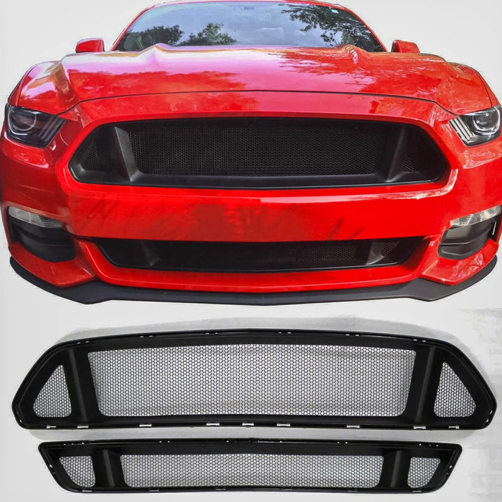 Ford Mustang GT (2015-2017) Honeycomb Grille Mesh Set – FSPE