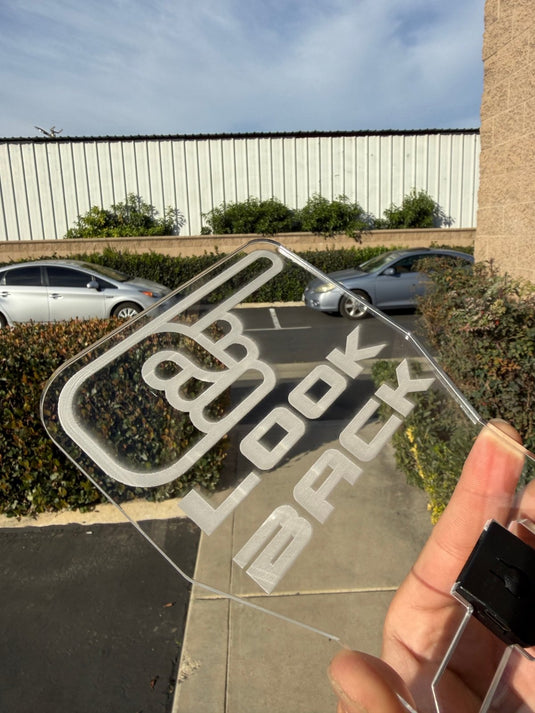 "Look Up" or "Look Back" Cup Holder Sign – FSPE