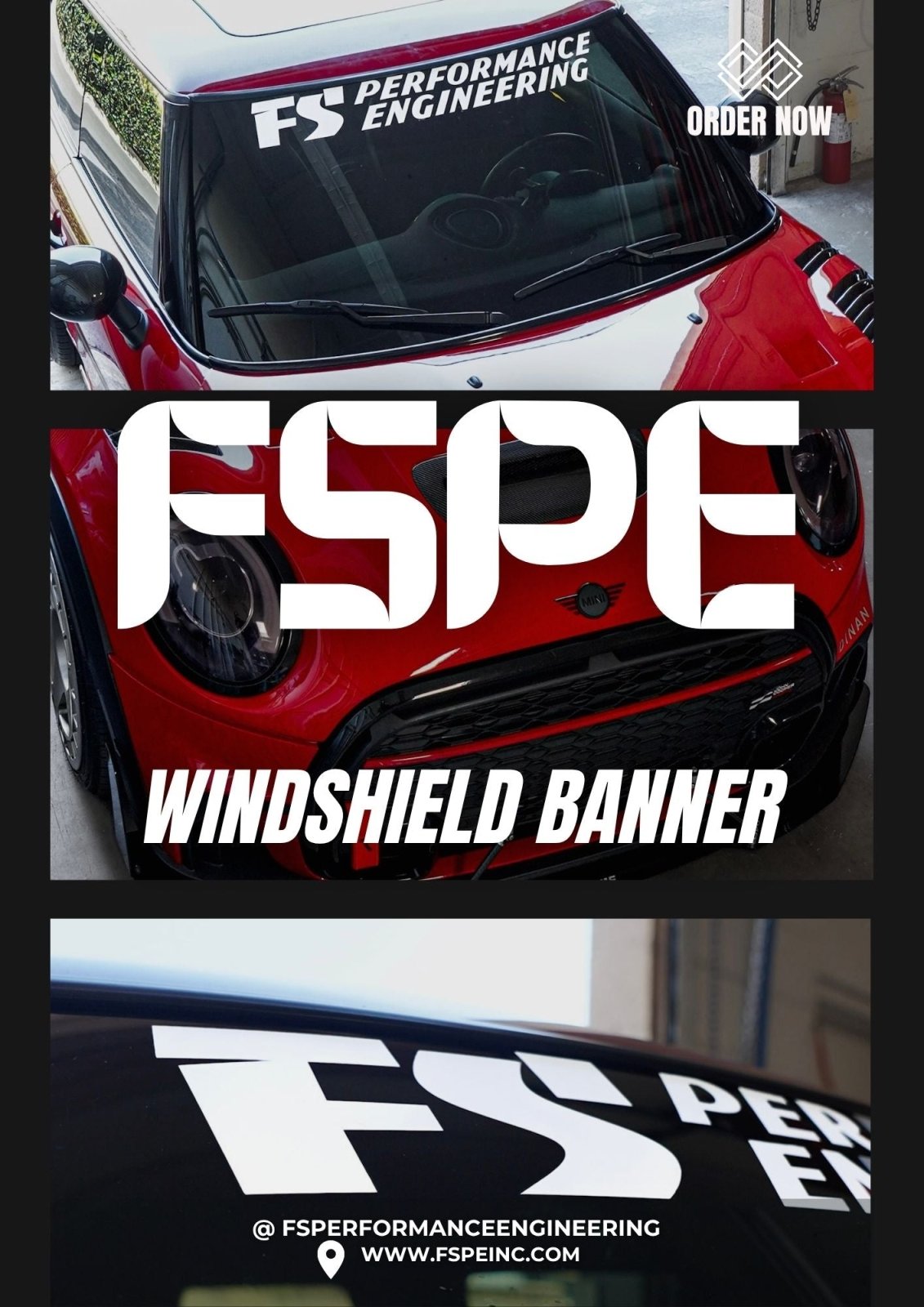 Windshield Banner | Custom Colors | Text & Backgrounds | FSPE