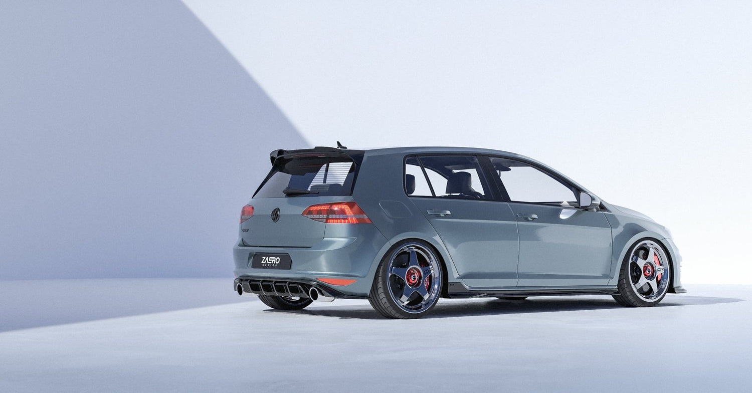 VW Golf GTI & Golf R Mk7 & Mk7.5 (2015-2021) EVO-1 Side Skirts – FSPE