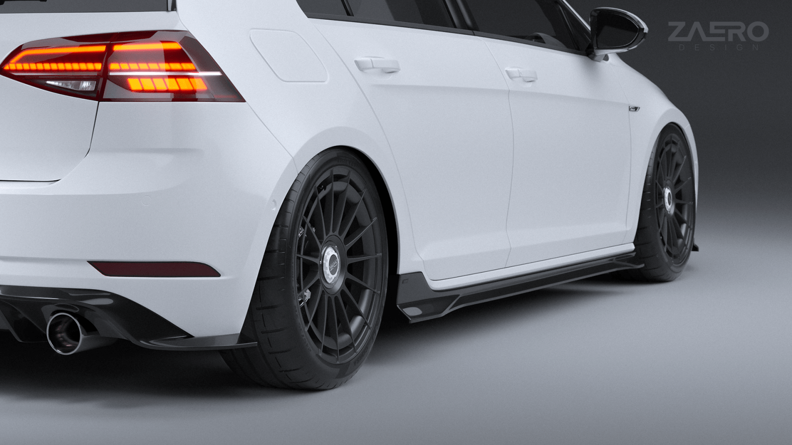 VW Golf GTI & Golf R Mk7 & Mk7.5 (2015-2021) EVO-1 Side Skirts – FSPE