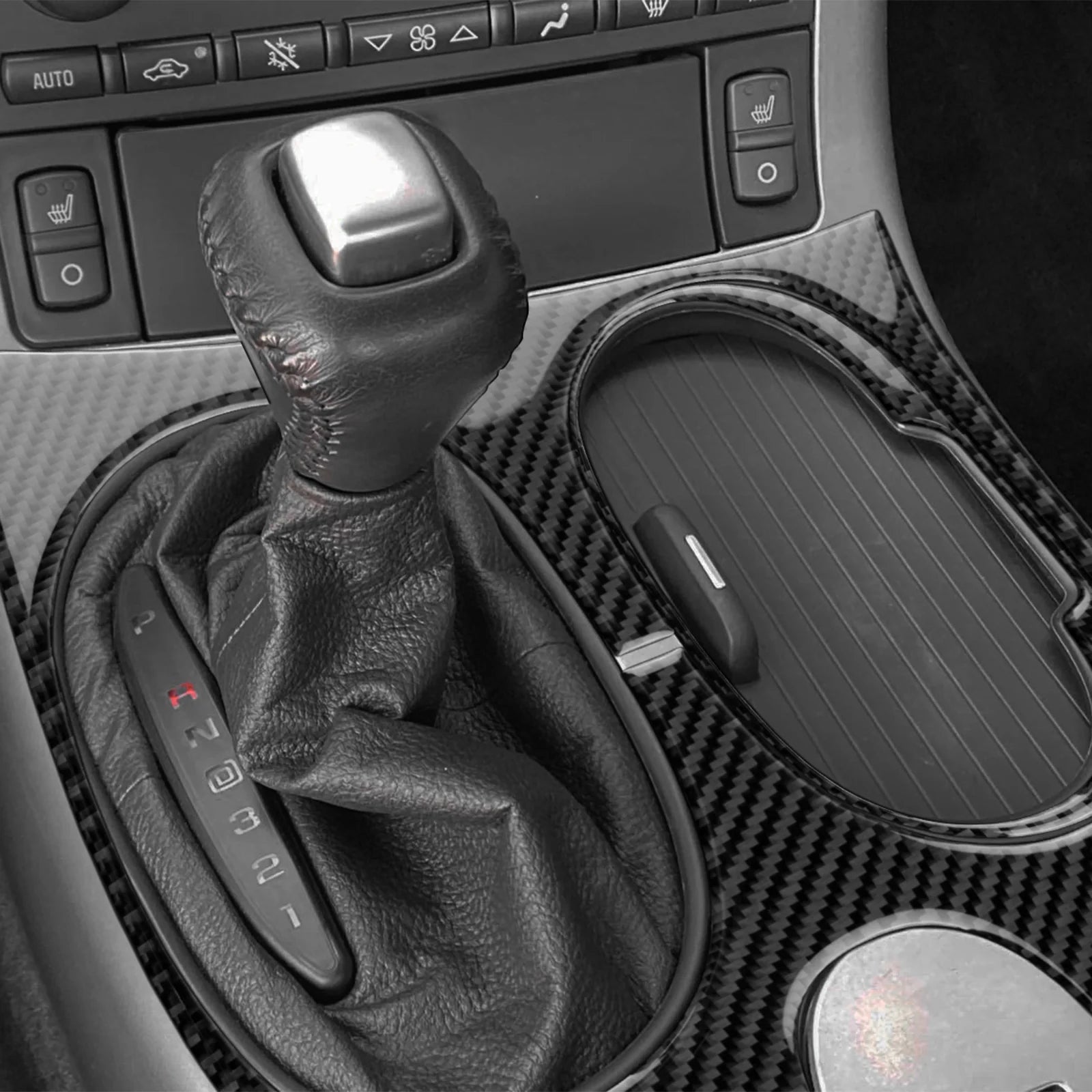 Chevrolet Corvette C6 (2005-2007) Carbon Fiber Center Gearshift Panel ...