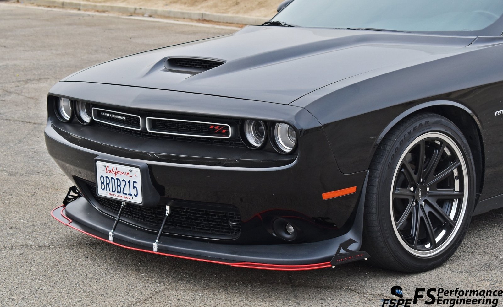 2015-2021 Dodge Challenger GT, R/T, Scat Pack Front Splitter | FSPE