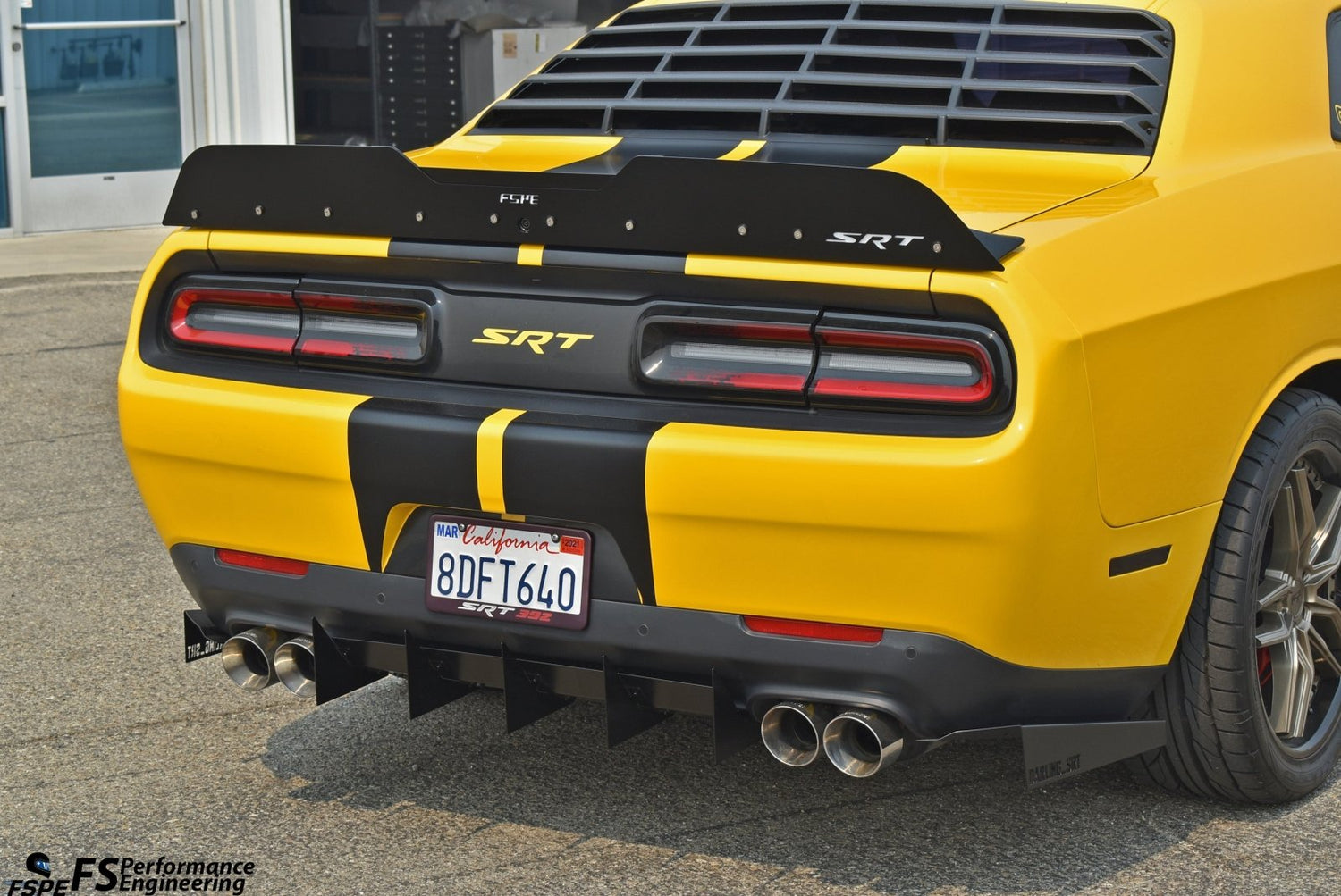 Dodge Challenger (2015-2021) Rear Diffuser | FSPE Inc.