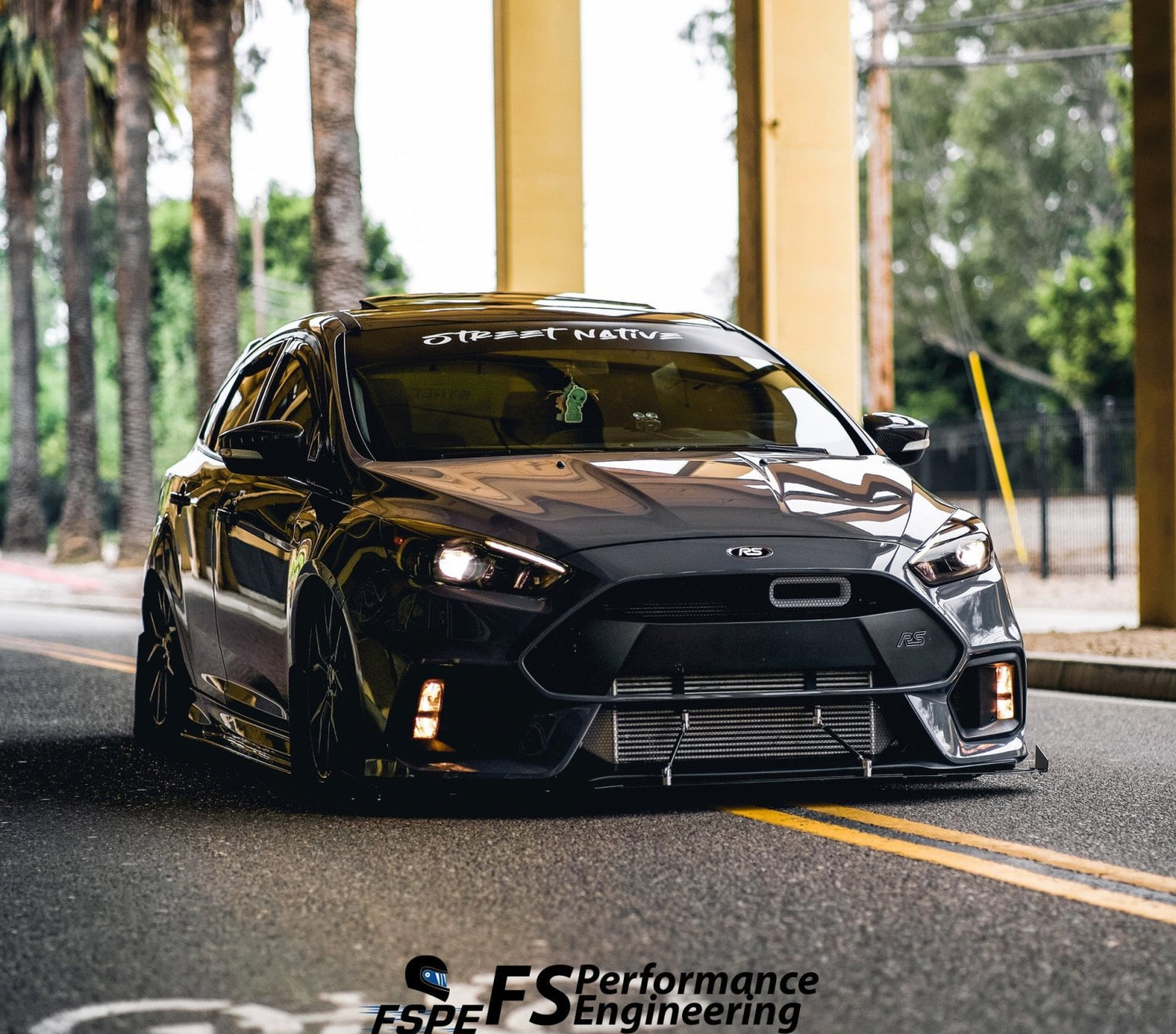 Ford Focus RS (2016-2018) Front Splitter V3 | FSPE inc.