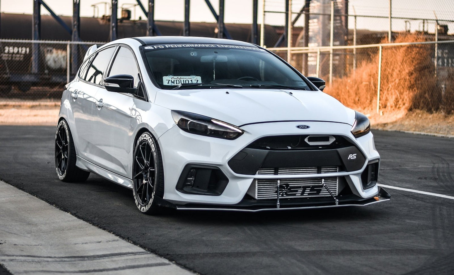 Ford Focus RS (2016-2018) CARBON FIBER Front Splitter | FSPE Inc.