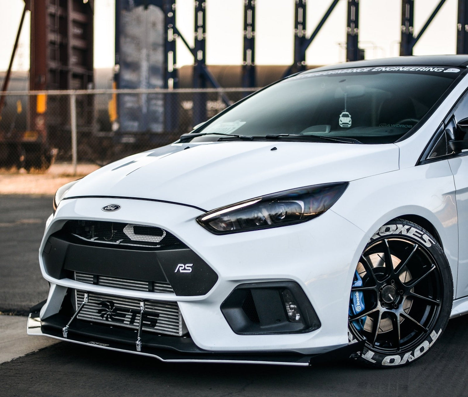 Ford Focus RS (2016-2018) CARBON FIBER Front Splitter | FSPE Inc.
