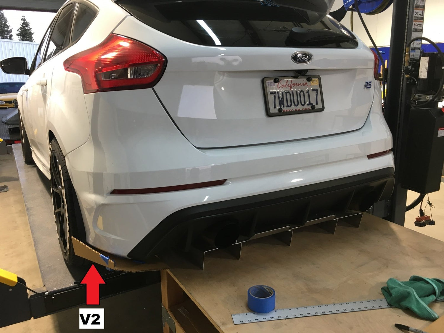 Ford Focus RS (2016-2018) Rear Diffuser V1 – FSPE