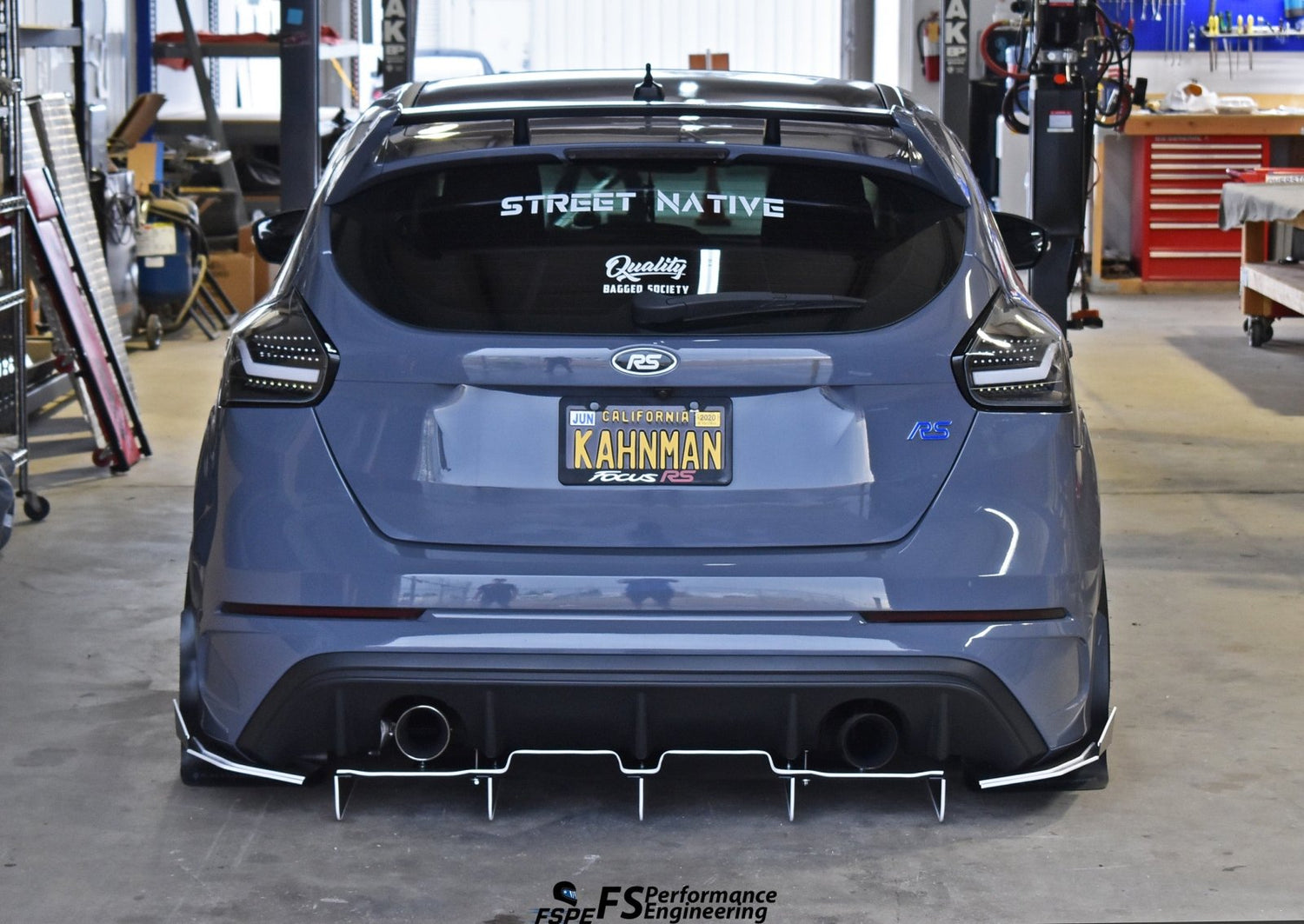 Ford Focus RS (2016-2018) Rear Diffuser V3 | FSPE INC