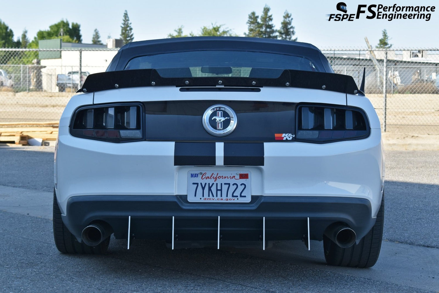 Ford Mustang (2010-2012) Rear Diffuser Fins (V6 Model) – FSPE