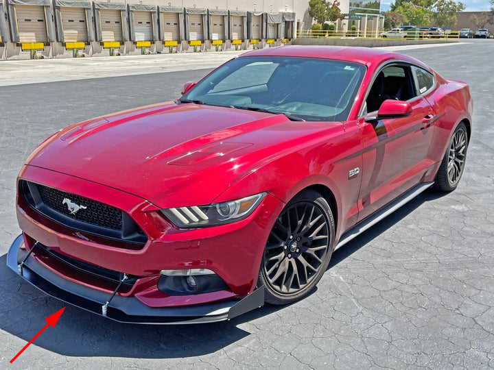 2015-2017 Ford Mustang Performance Package GT Front Splitter V1 | FSPE