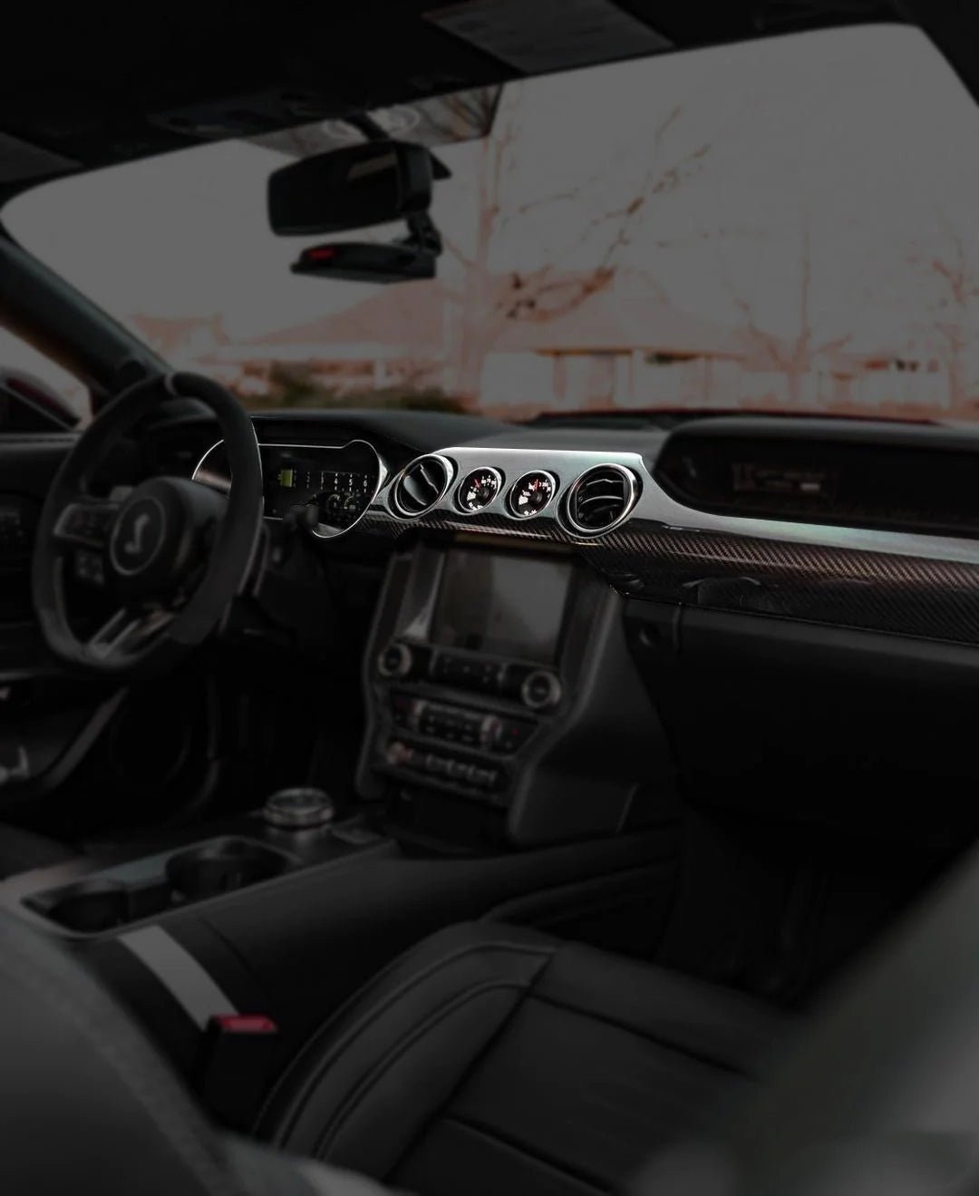Ford Mustang (2015-2023) Carbon Fiber Full Dashboard Set Kit – FSPE