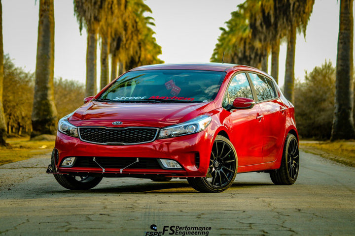 Kia Forte (2017-2018) Stacked Front Splitter V1 - FSPE INC