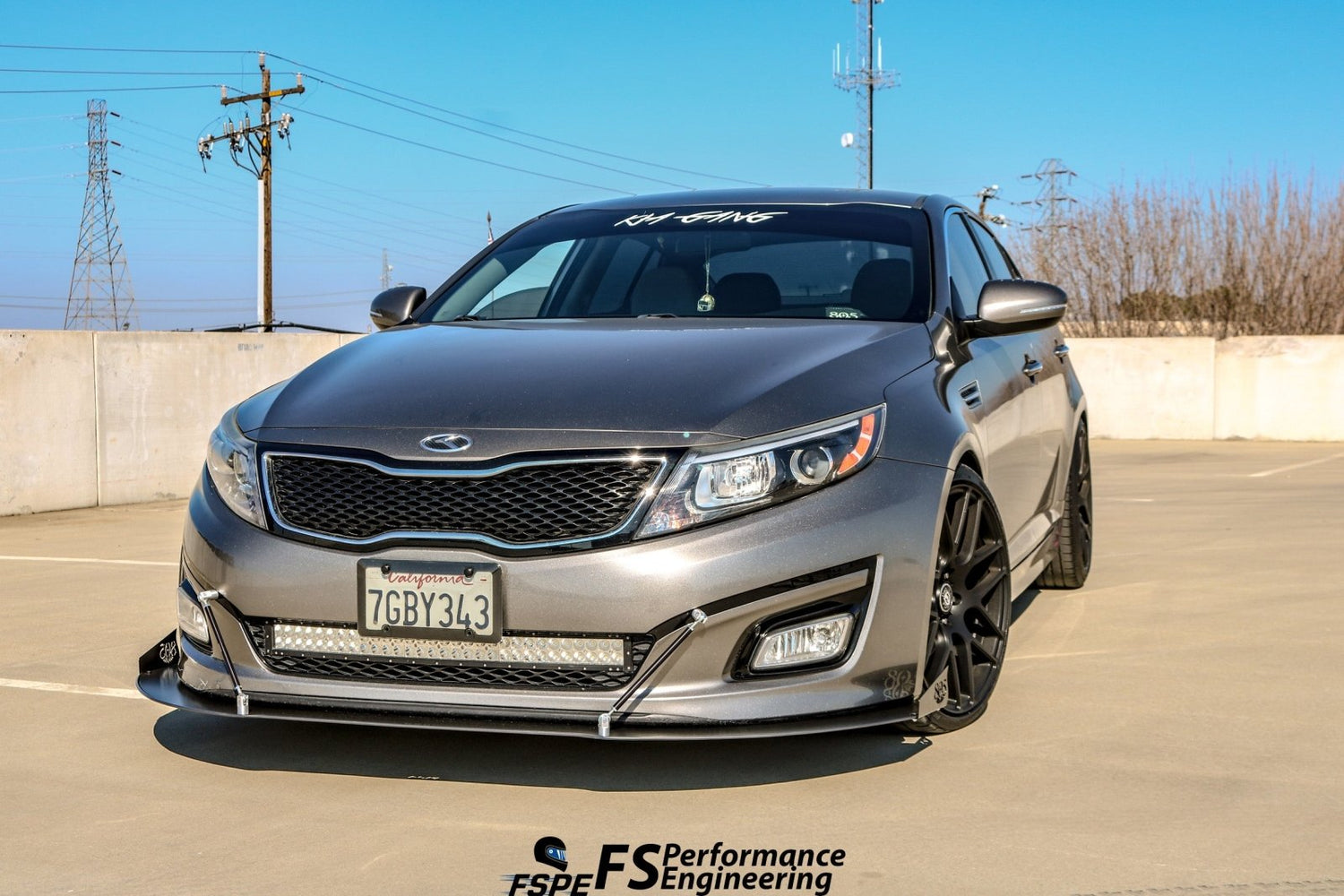 Kia Optima (2014-2015) Front Splitter V1 | FSPE INC