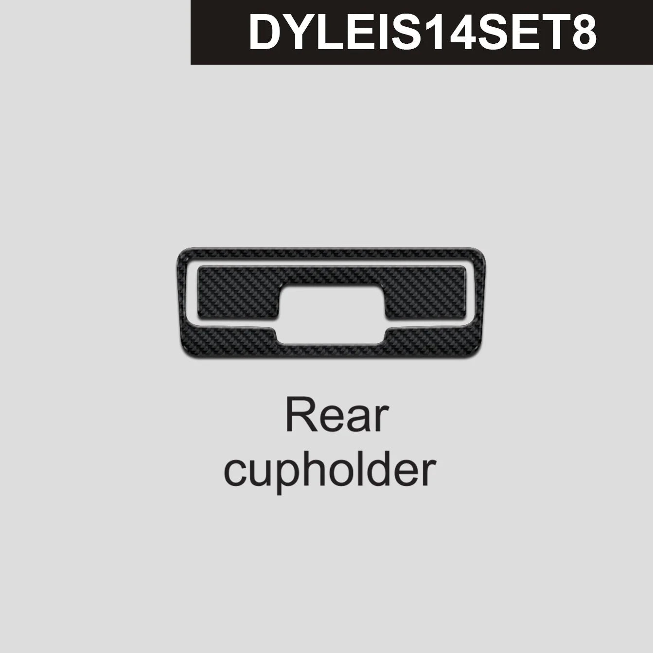 Lexus IS (2014-2020) Carbon Fiber Rear Arm Rest Cup Holder Trim – FSPE