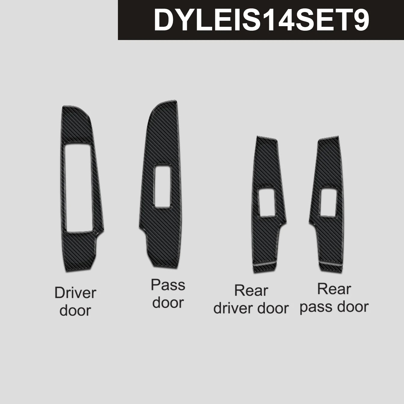Lexus IS (2014-2020) Carbon Fiber Window Control Panel Trim – FSPE