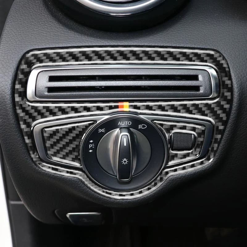 Mercedes Benz C Class "W205 C180 C200 C300 GLC" Carbon Fiber Center Co ...