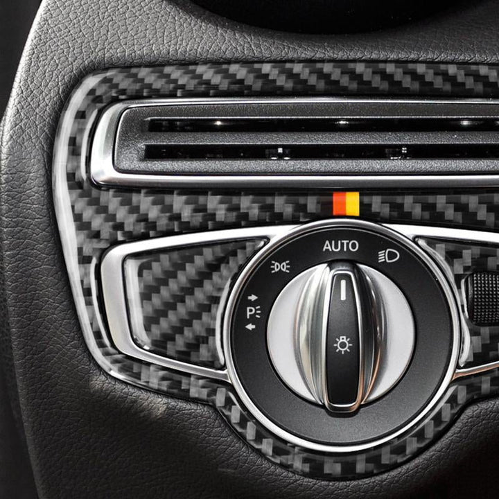 Mercedes Benz C Class "W205 C180 C200 C300 GLC" Carbon Fiber Center Co ...