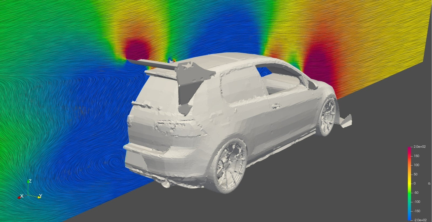 MK7/MK7.5 GTI & Golf R (2015-2020) CFD Tested Rear Wing (V2) – FSPE