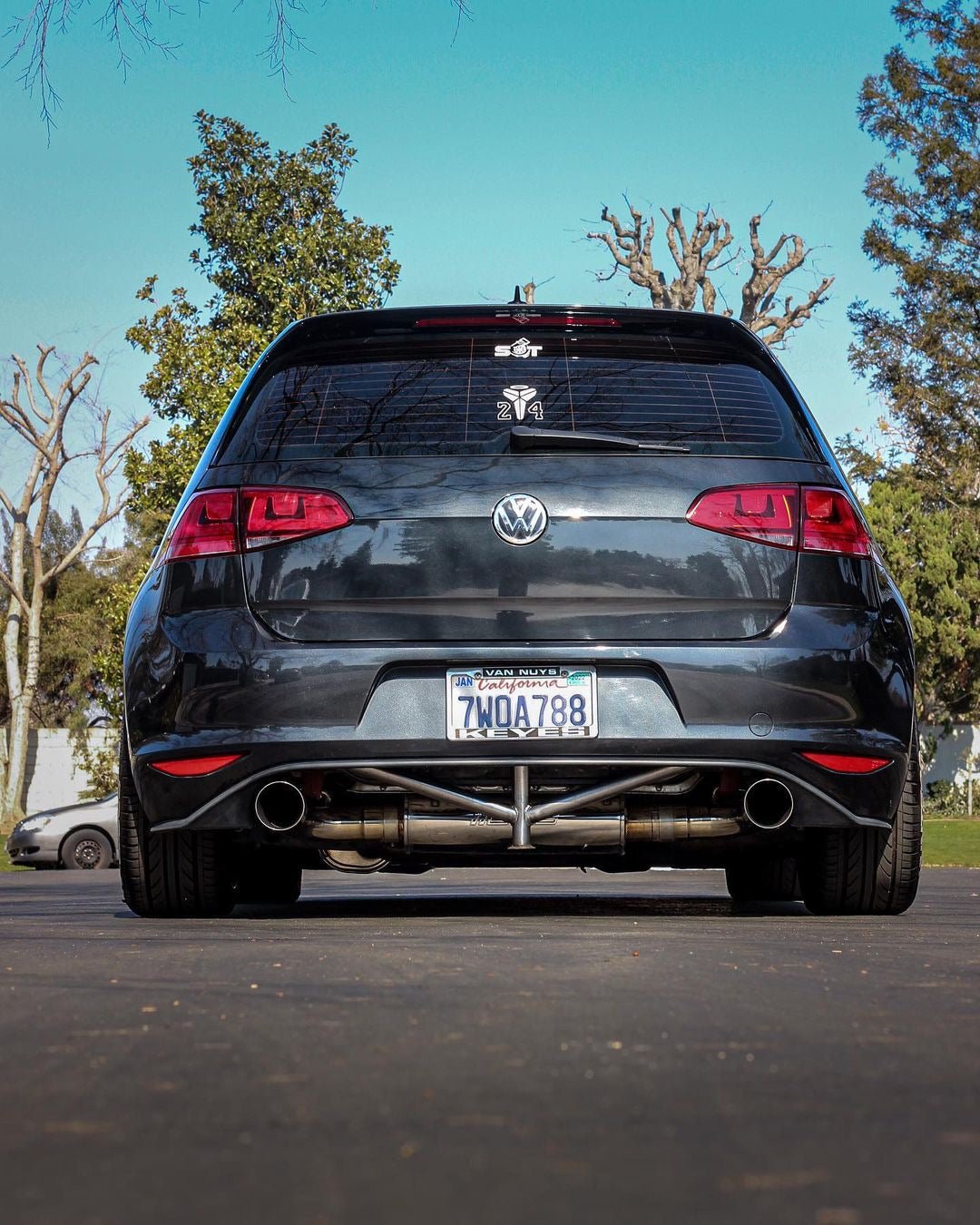 REAR BASH BAR V1 for VW MK7 (2015-2017) GTI | FSPE INC