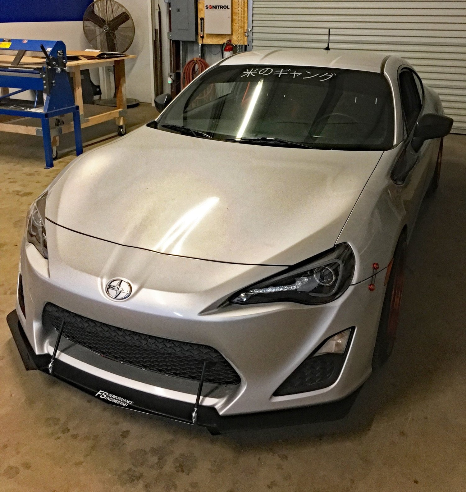 2013-2016 Scion FRS Front Splitter Fangs | FSPE