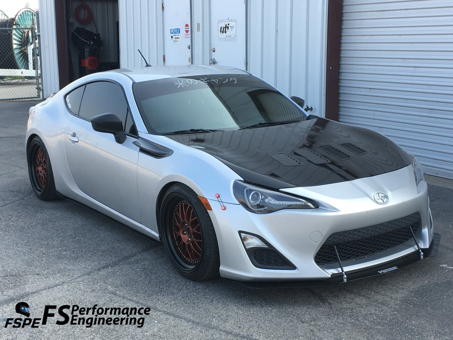 2013-2016 Scion FRS Front Splitter Fangs | FSPE