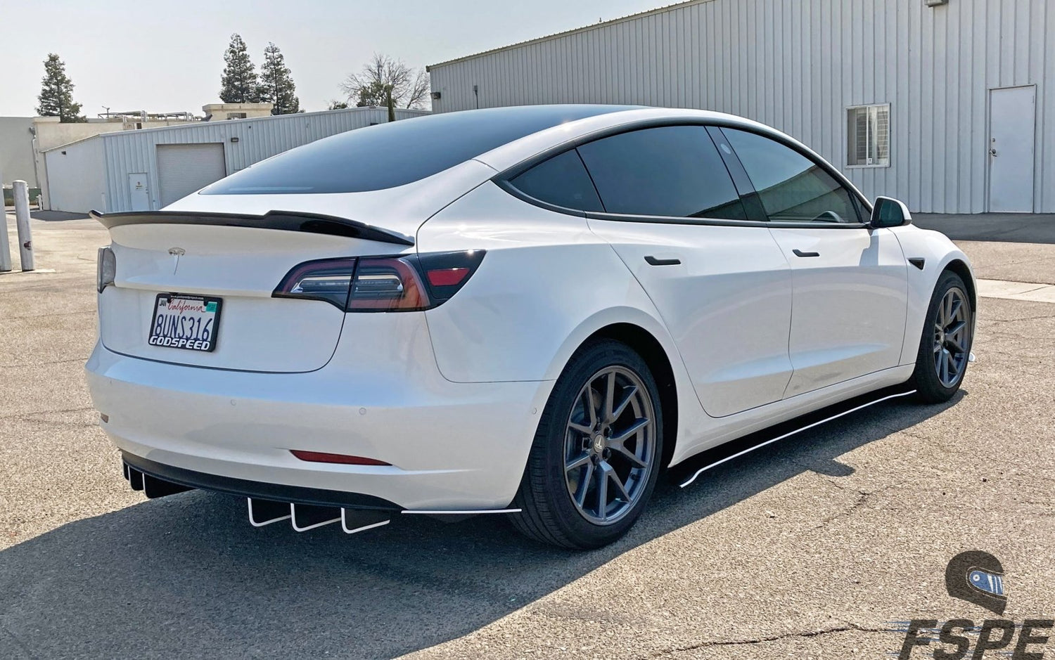 Tesla Model 3 Side Skirt Extensions (Chassis Mounted) - FSPE INC
