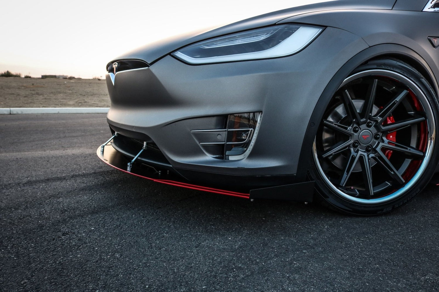2015-2020 Tesla Model X Front Splitter | FSPE
