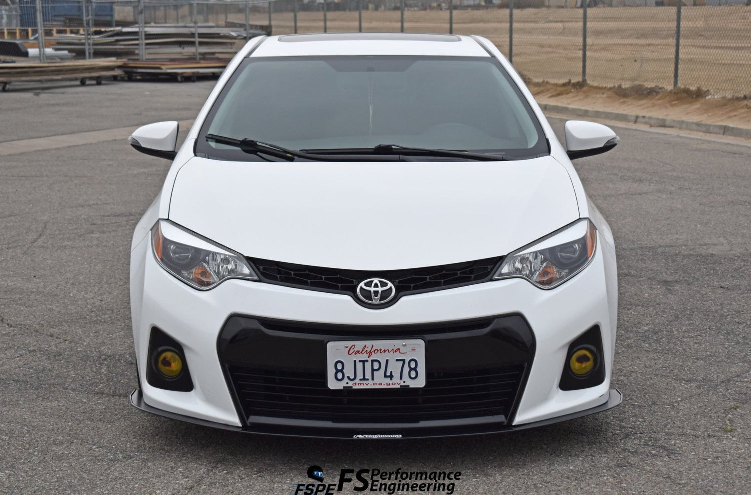 Toyota Corolla 2014-2018 (Gen 11) Chassis Mounted Front Splitter V1 – FSPE