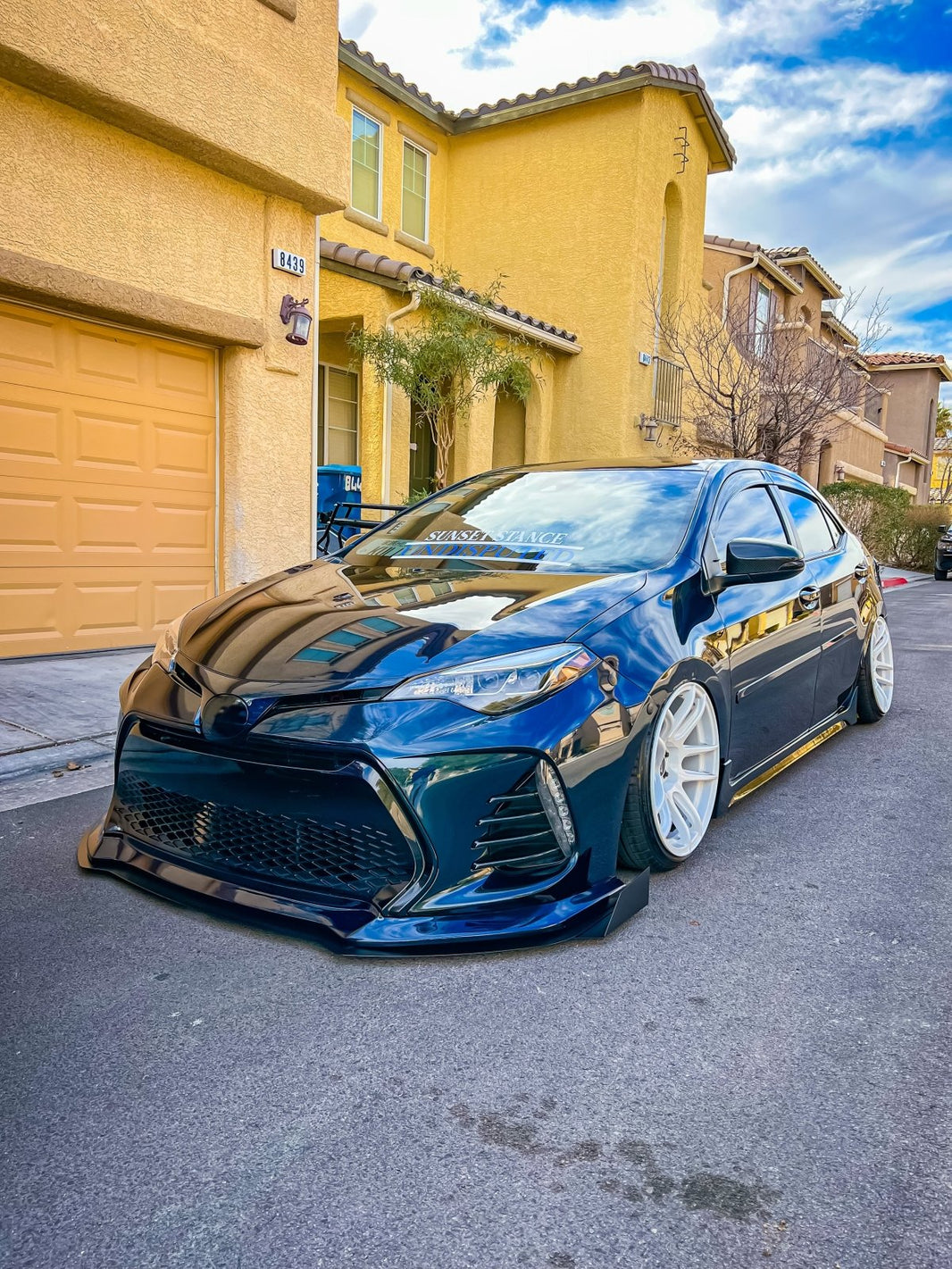 Toyota Corolla 2014-2018 (Gen 11) Chassis Mounted Front Splitter V4 – FSPE