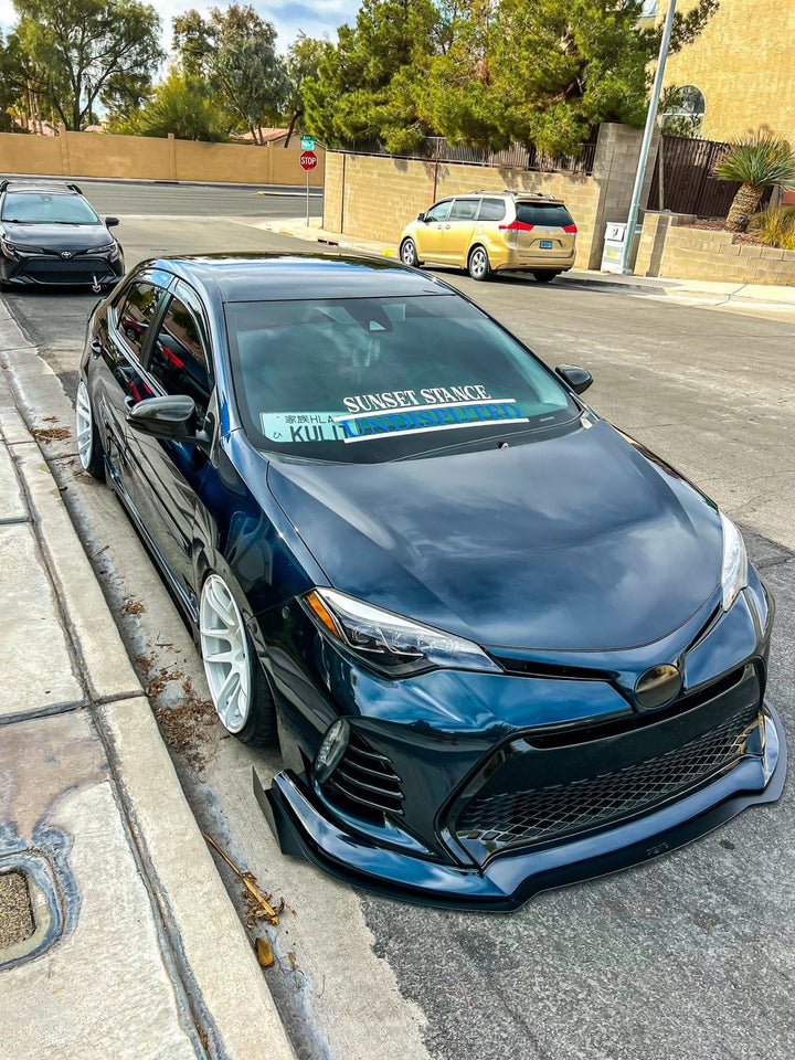 Toyota Corolla 2014-2018 (Gen 11) Chassis Mounted Front Splitter V4 – FSPE