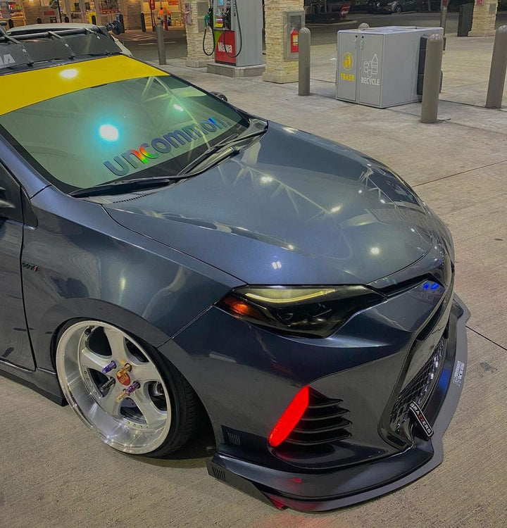 Toyota Corolla 2014-2018 (Gen 11) Chassis Mounted Front Splitter V4 – FSPE