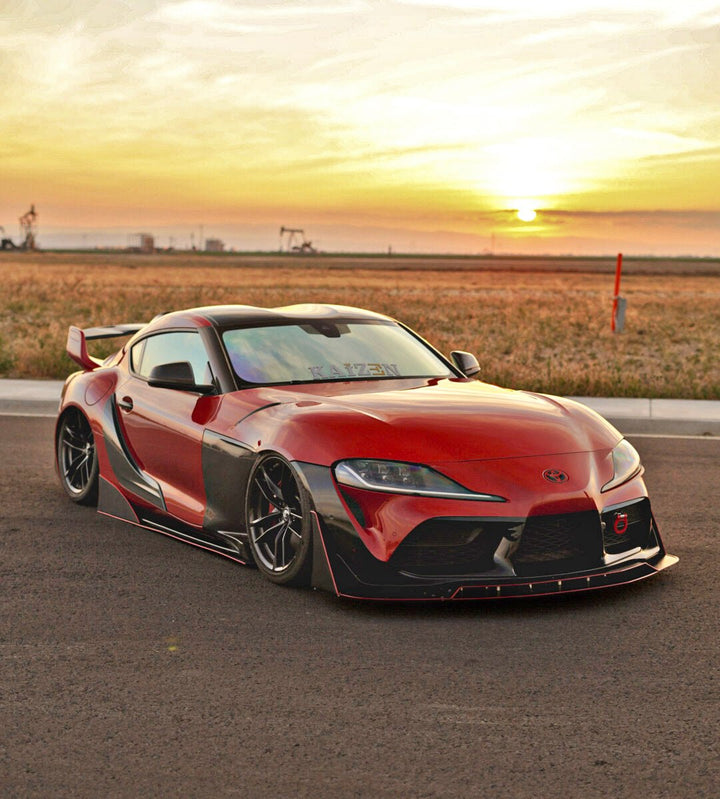 Chassis Mounted Toyota Supra A90/A91 Front Splitter V3 | FSPE