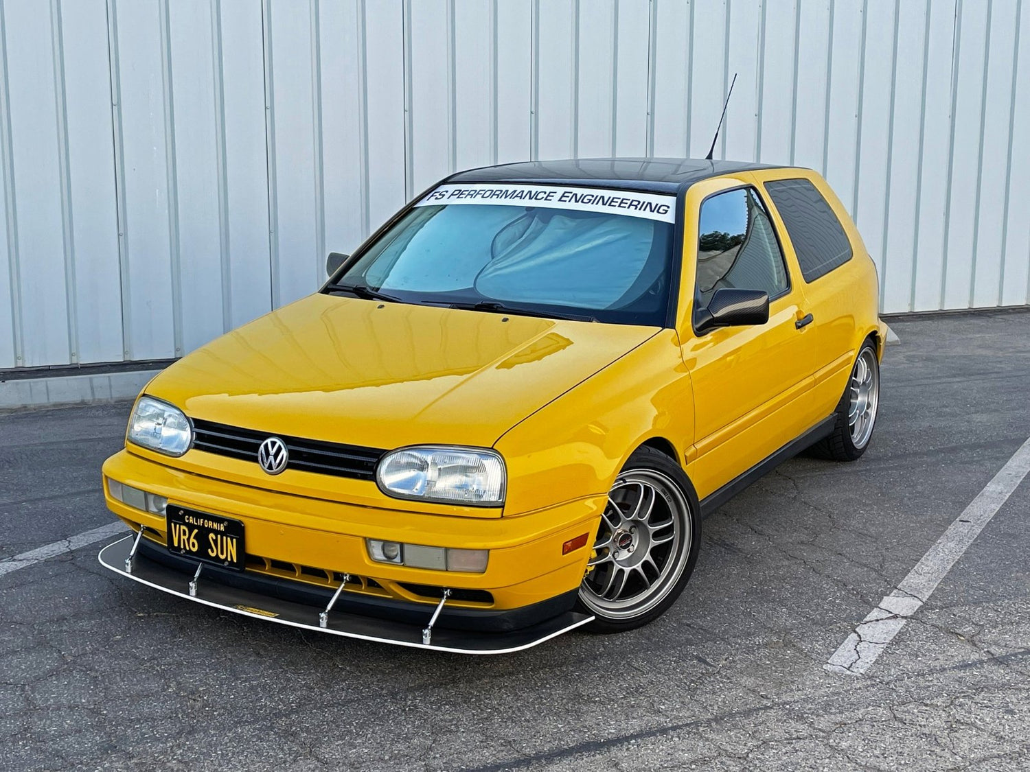 Volkswagen MK3 GTI Chassis Mounted Front Splitter – FSPE