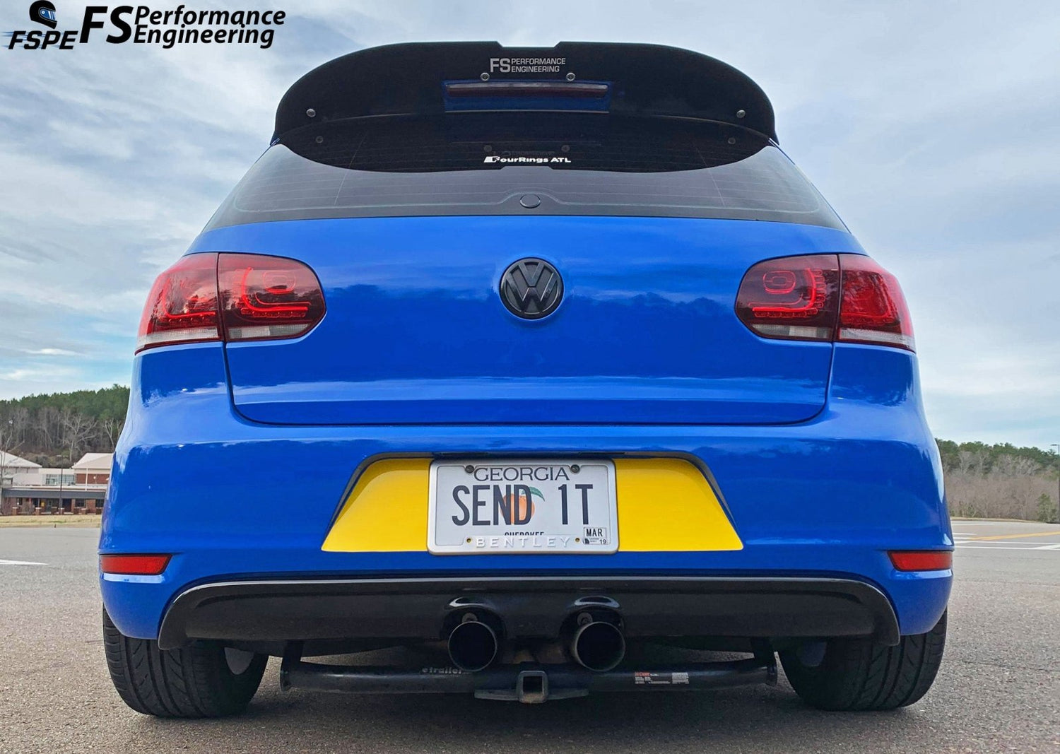 2010-2014 Volkswagen MK6 Rear Spoiler Extension | FSPE
